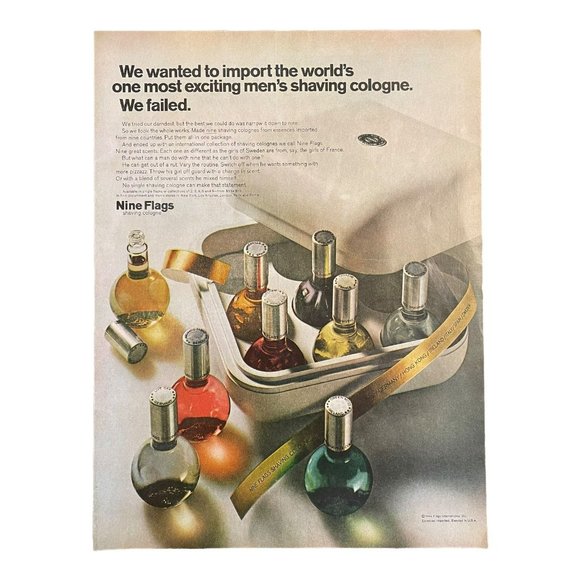 Nine Flags | Art | 966 Nine Flags Exciting Mens Shaving Cologne We ...